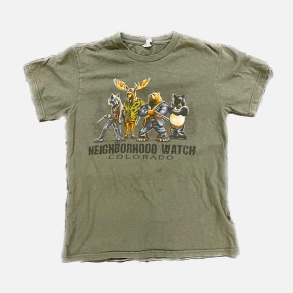 Delta | Shirts | Vintage Colorado Neighborhood Watch Armed Wild Life ...